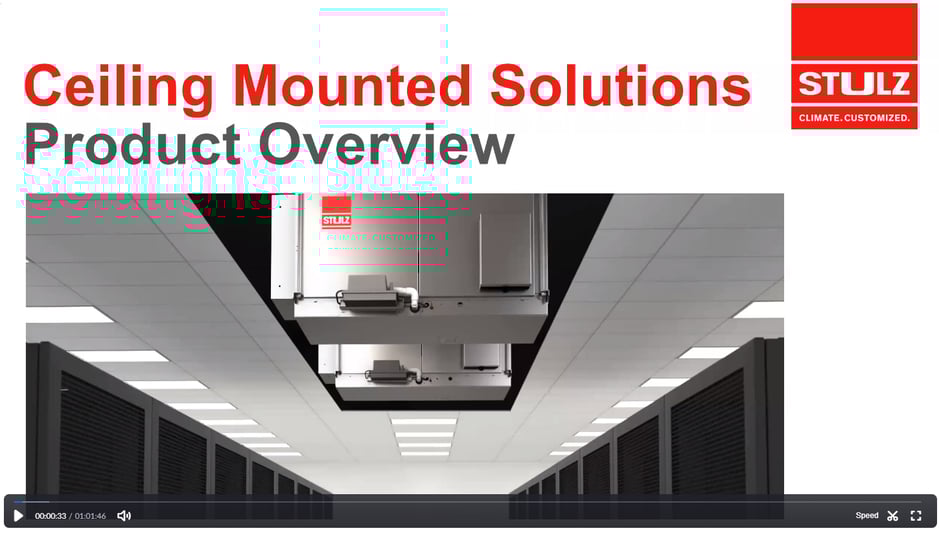 Ceiling Mounted CRAC & CRAH Product Overview